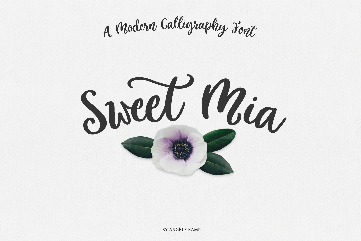Sweet Mia Modern Calligraphy Font - Etsy