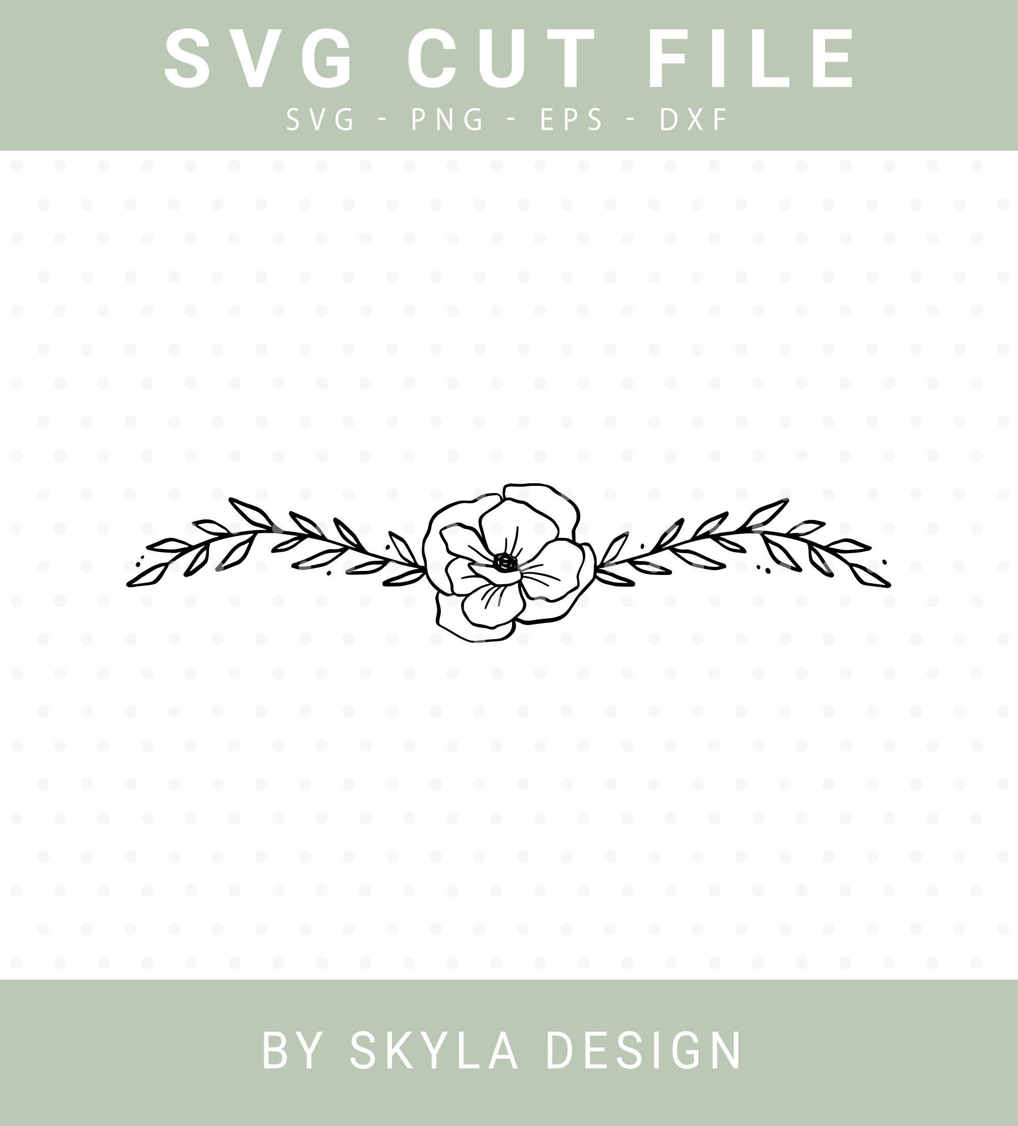 Flower Garland Svg Cut File Svg Clipart Flower Svg Svg - Etsy Canada