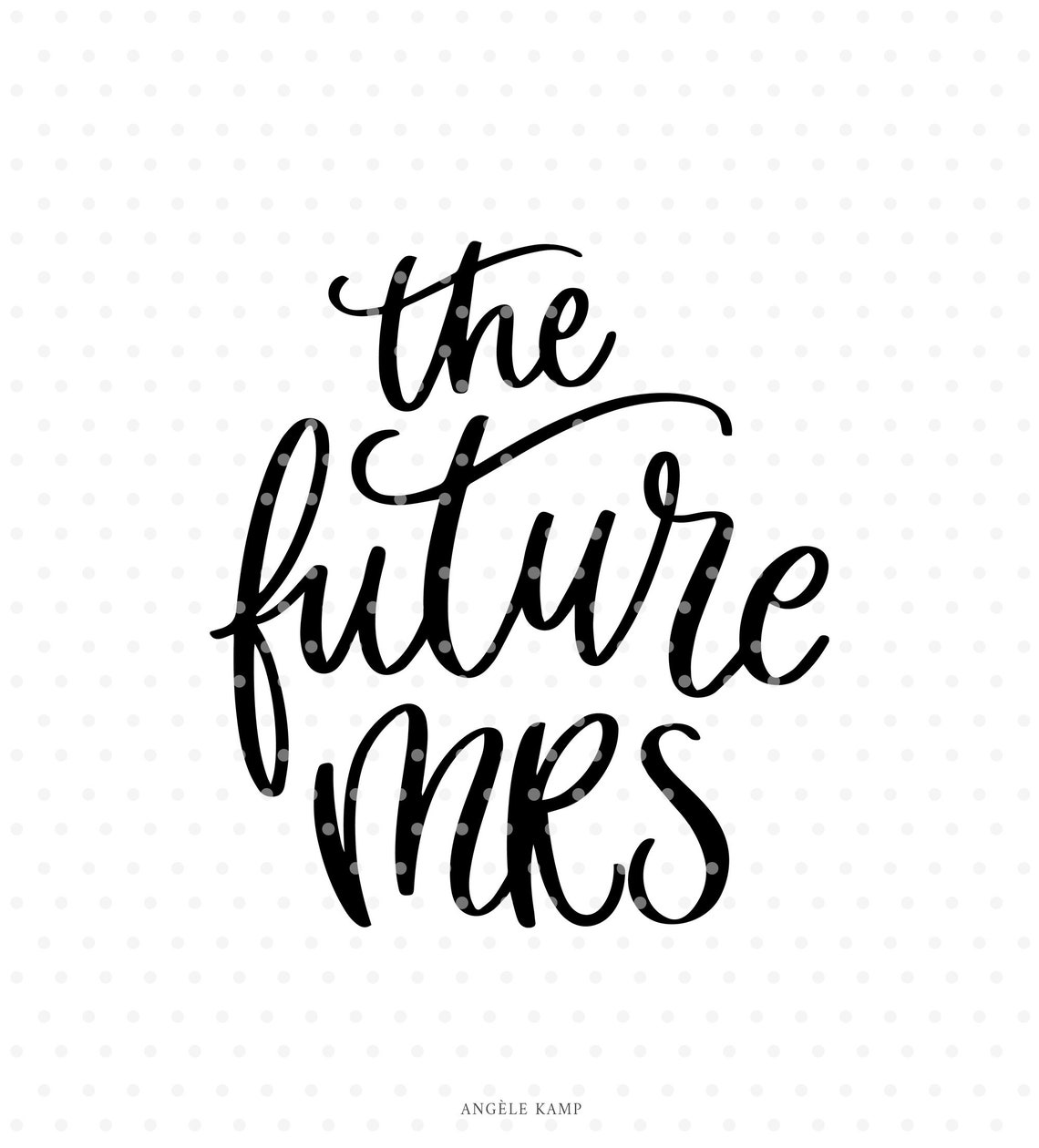 The Future Mrs Svg Cut File Bride Wedding Svg - Etsy