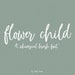 Flower Child Whimsical Brush Font - Etsy