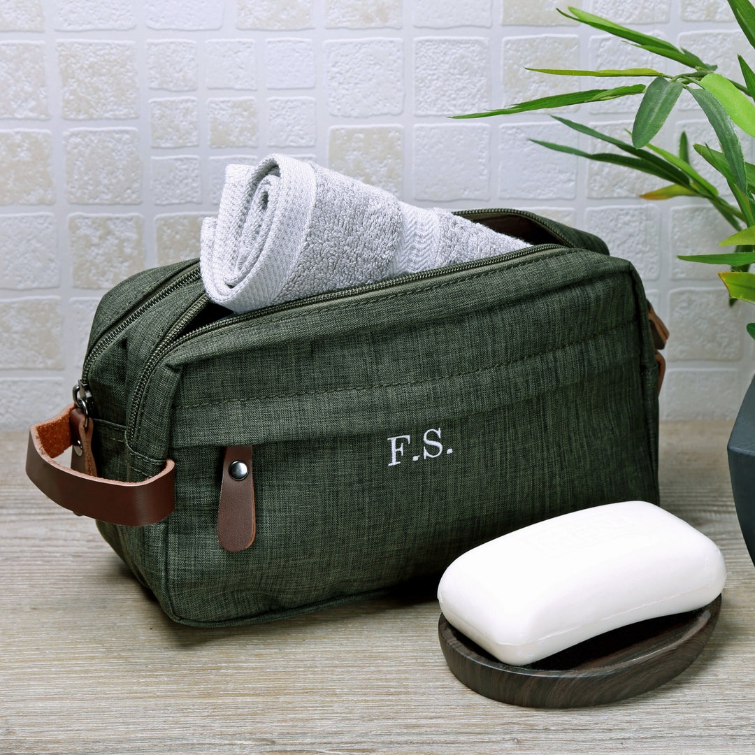 Personalised Canvas Wash Bag Set - Etsy UK
