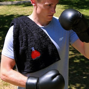 Personalised Boxing Towel With Glove Logo - Etsy UK