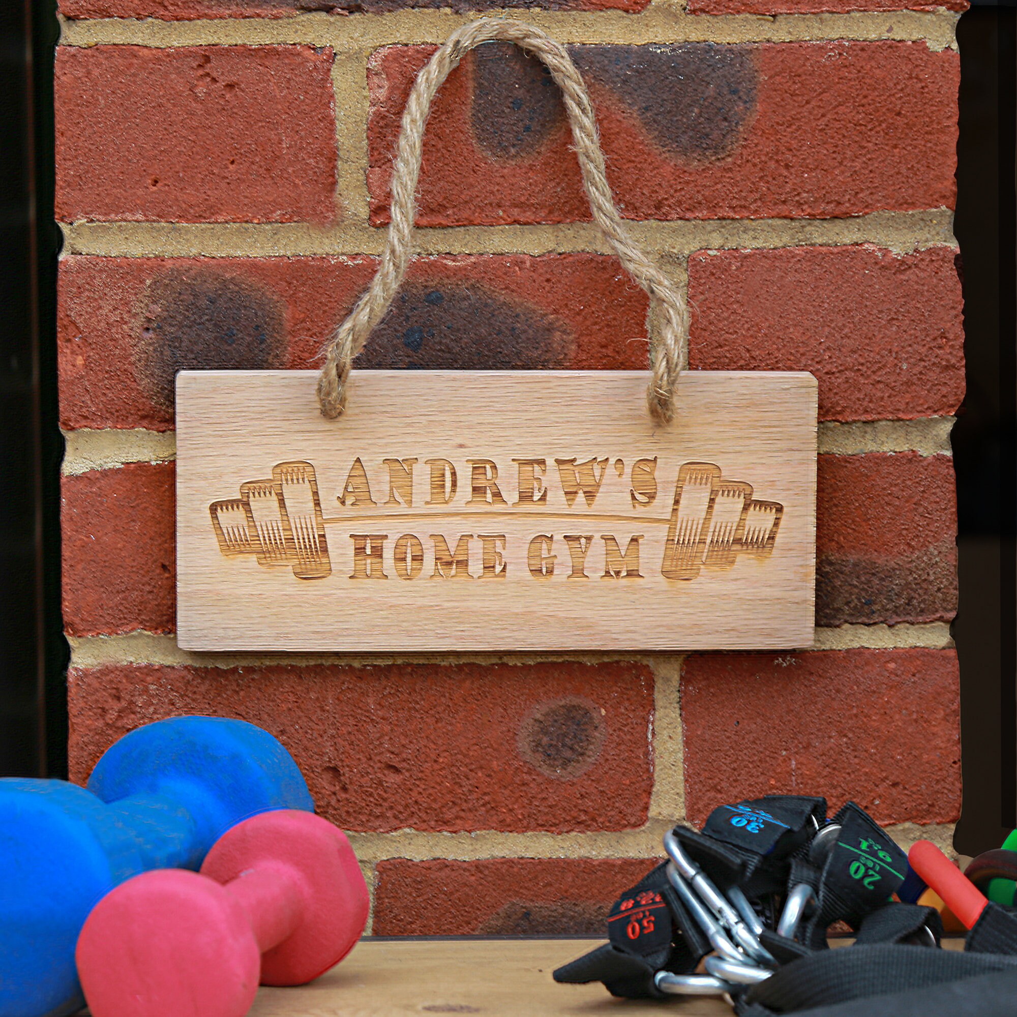 Personalised Home Gym Sign - Etsy UK