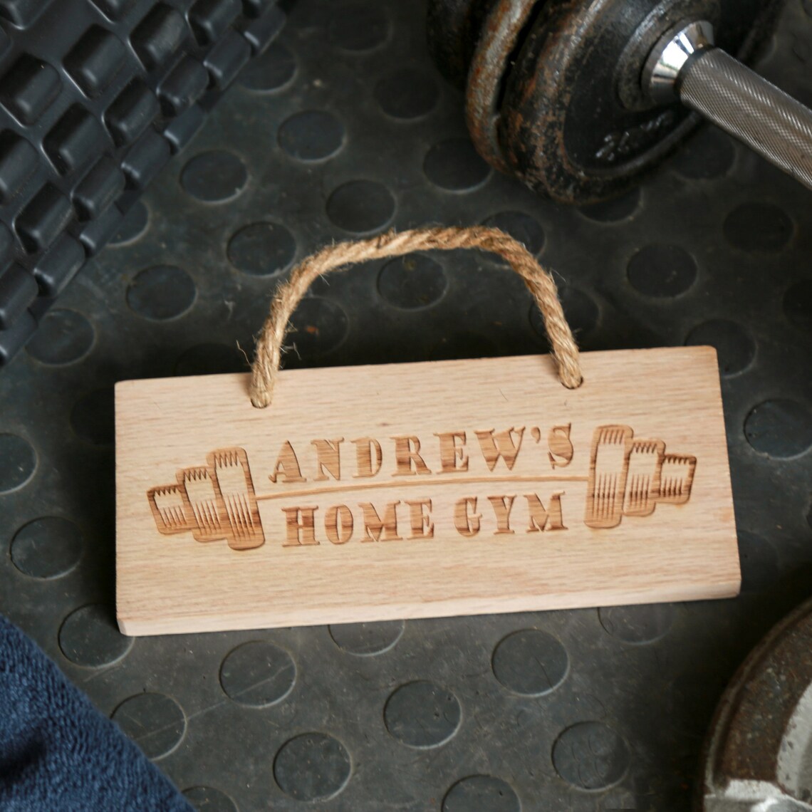 Personalised Home Gym Sign - Etsy UK