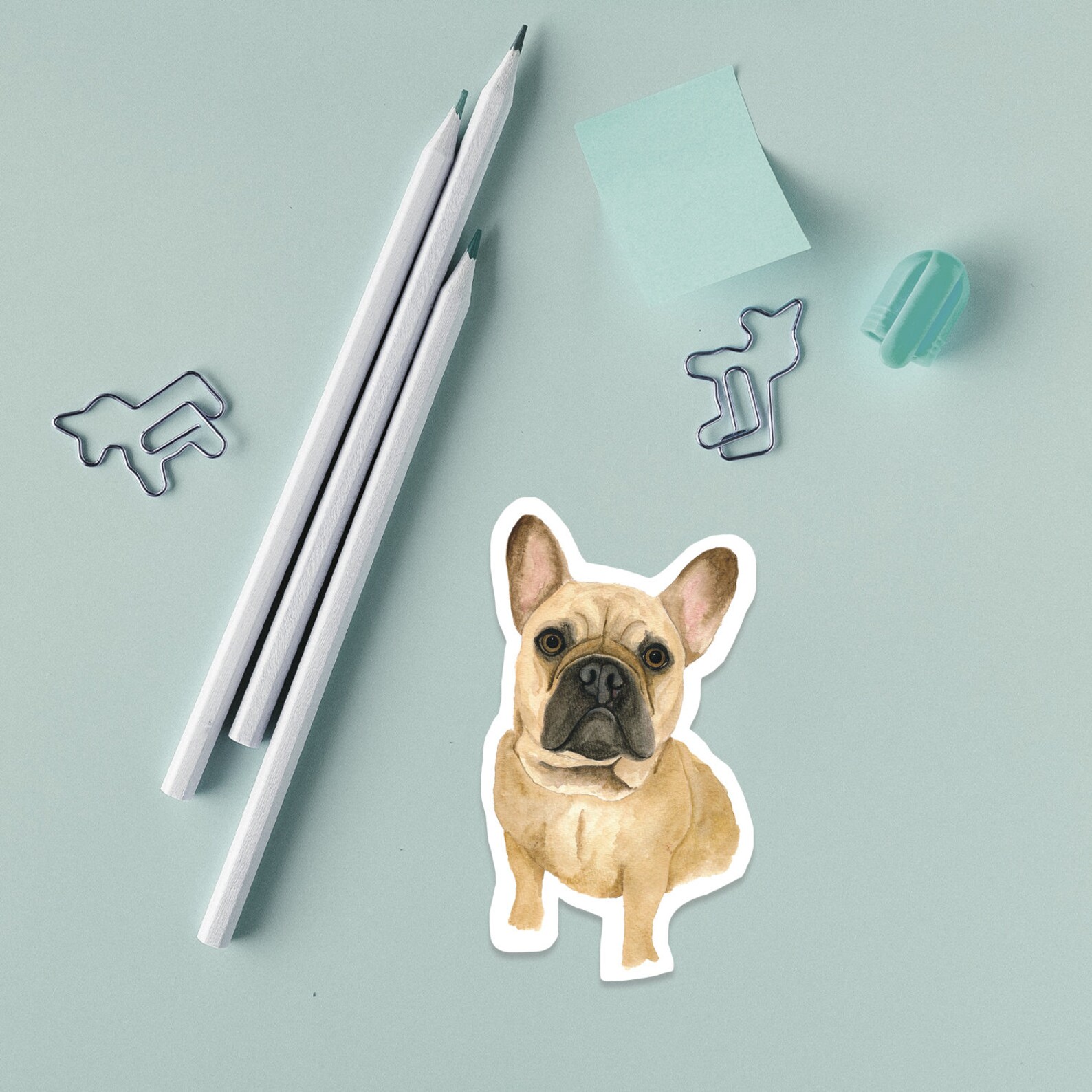 Frenchie Sticker - Etsy