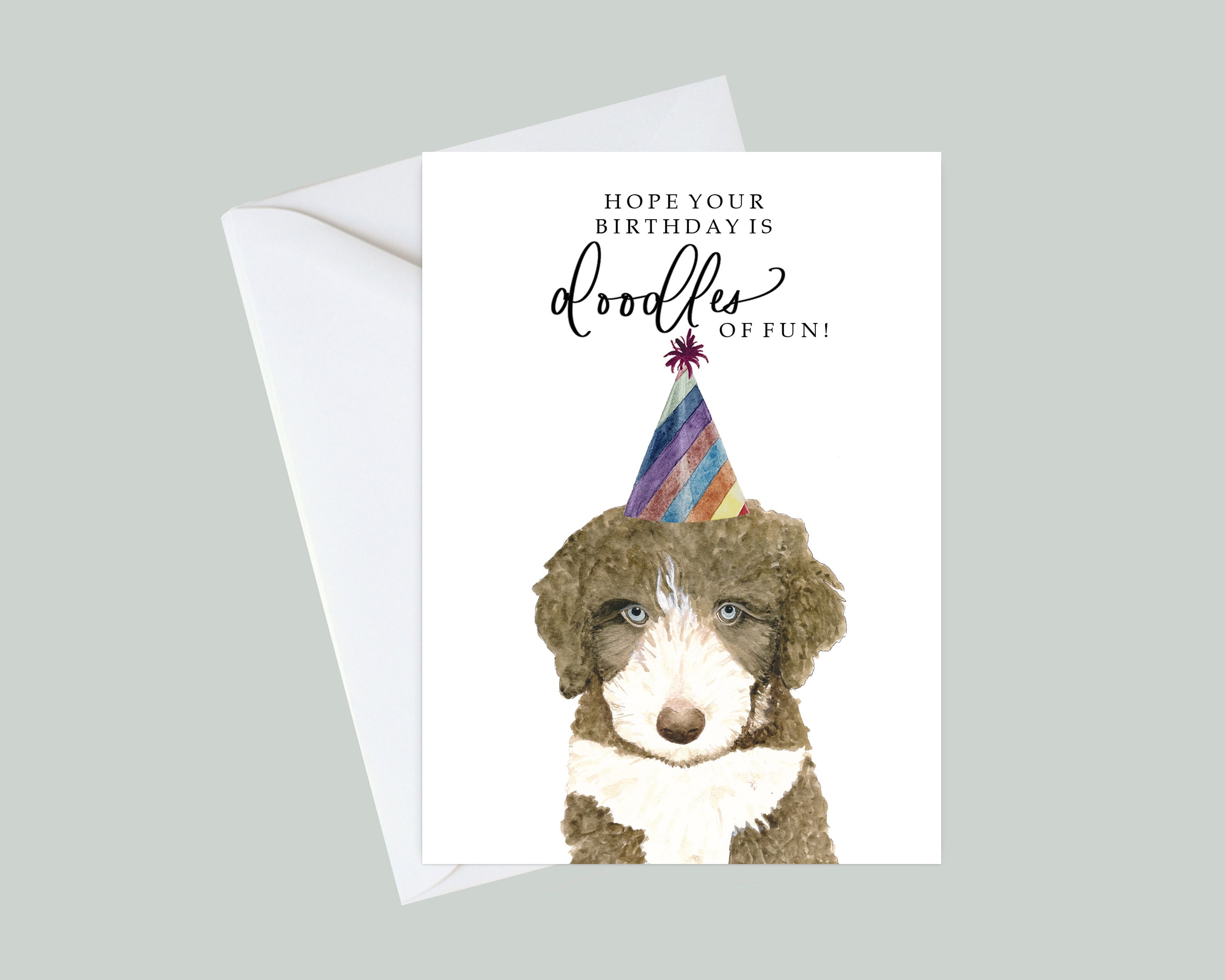 Doodle Birthday Card - Etsy