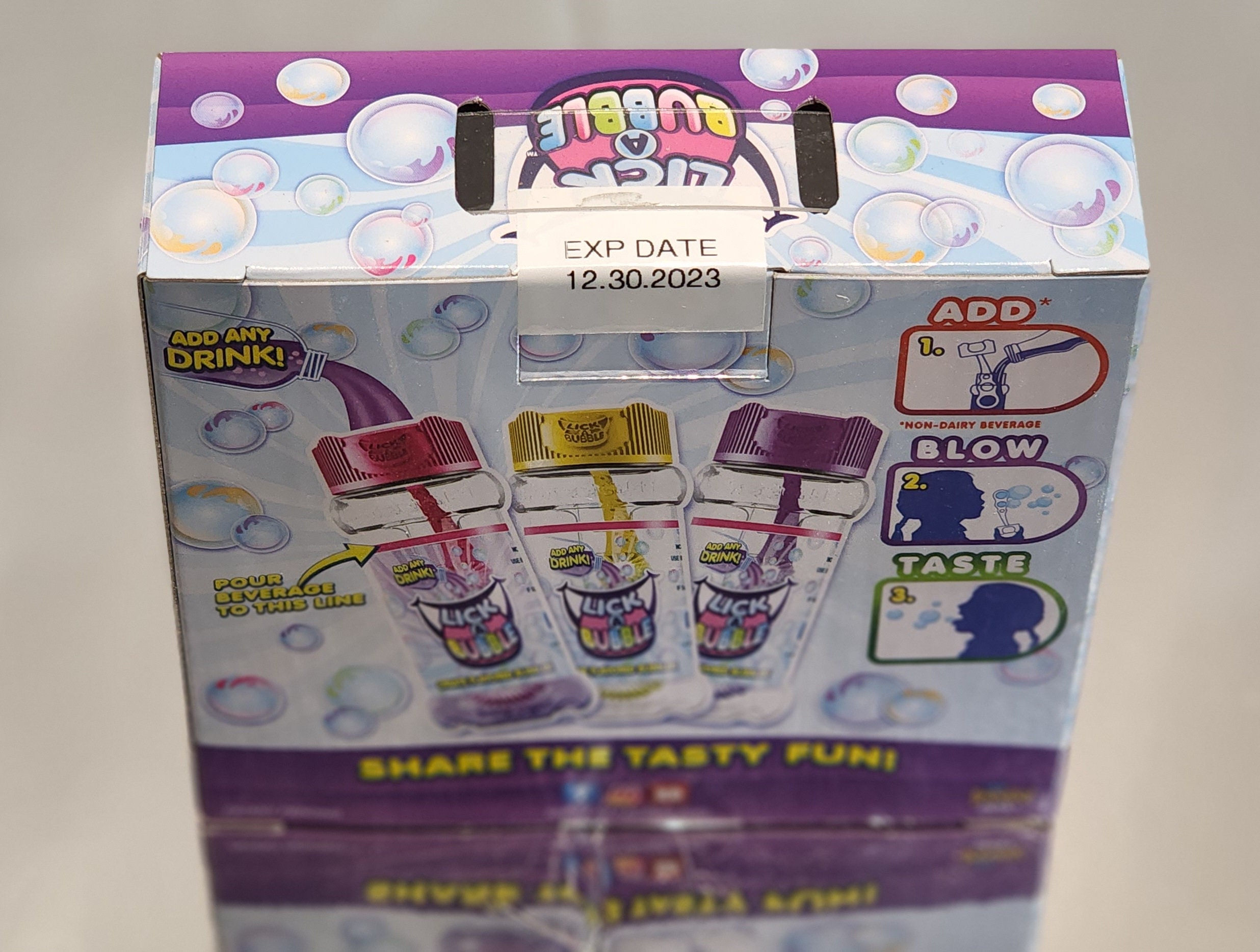 Lick-a-bubble Edible Bubbles Create Flavored Bubbles Outdoor - Etsy