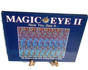 Two Vintage Magic Eye Books III and Gallery 3D Illusions by N.E. Thing ...