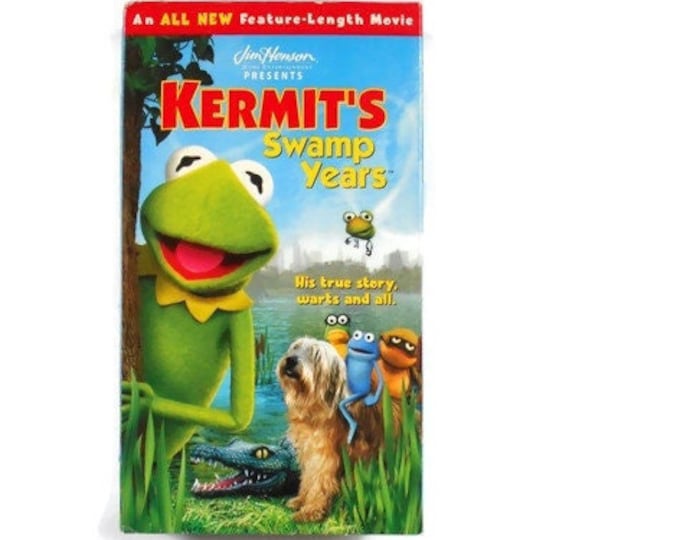 VHS Jim Henson Presents: Kermit, the Swamp Years - Muppet Movie 2002 - Etsy