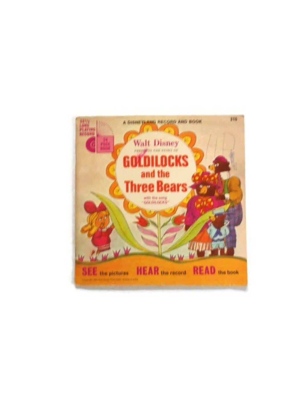 Walt Disney's the Story of Goldilocks and the Three Bears Book and ...