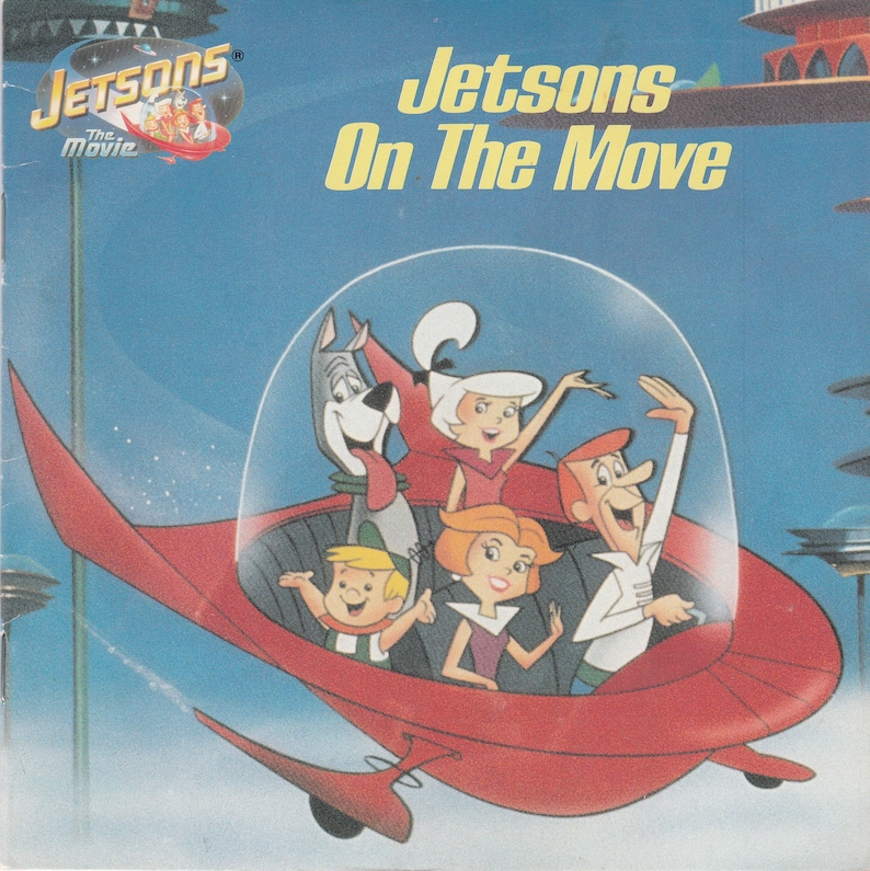 The Jetsons on the Move - Soft Cover Children's Book 1990 - Etsy