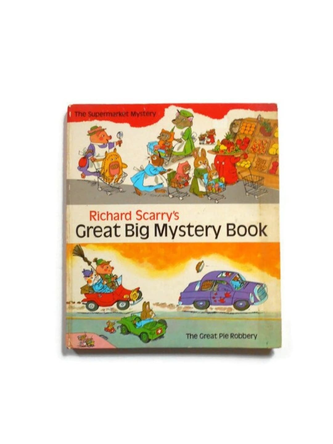 Richard Scarry's Great Big Mystery Book * Hardback Kids Book 1969 - Etsy