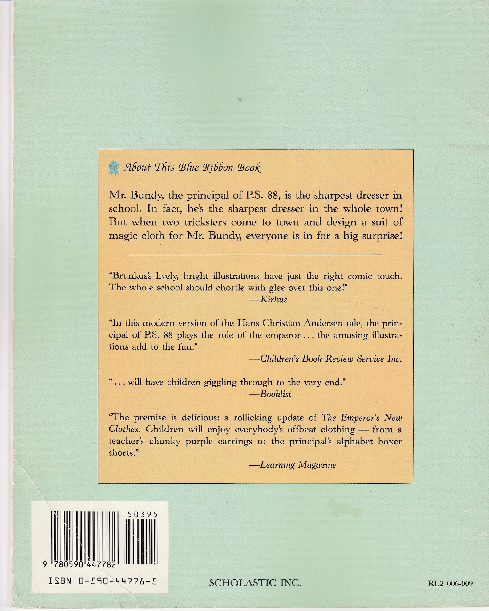 The Principal's New Clothes by Stephanie Calmenson Paperback Scholastic ...