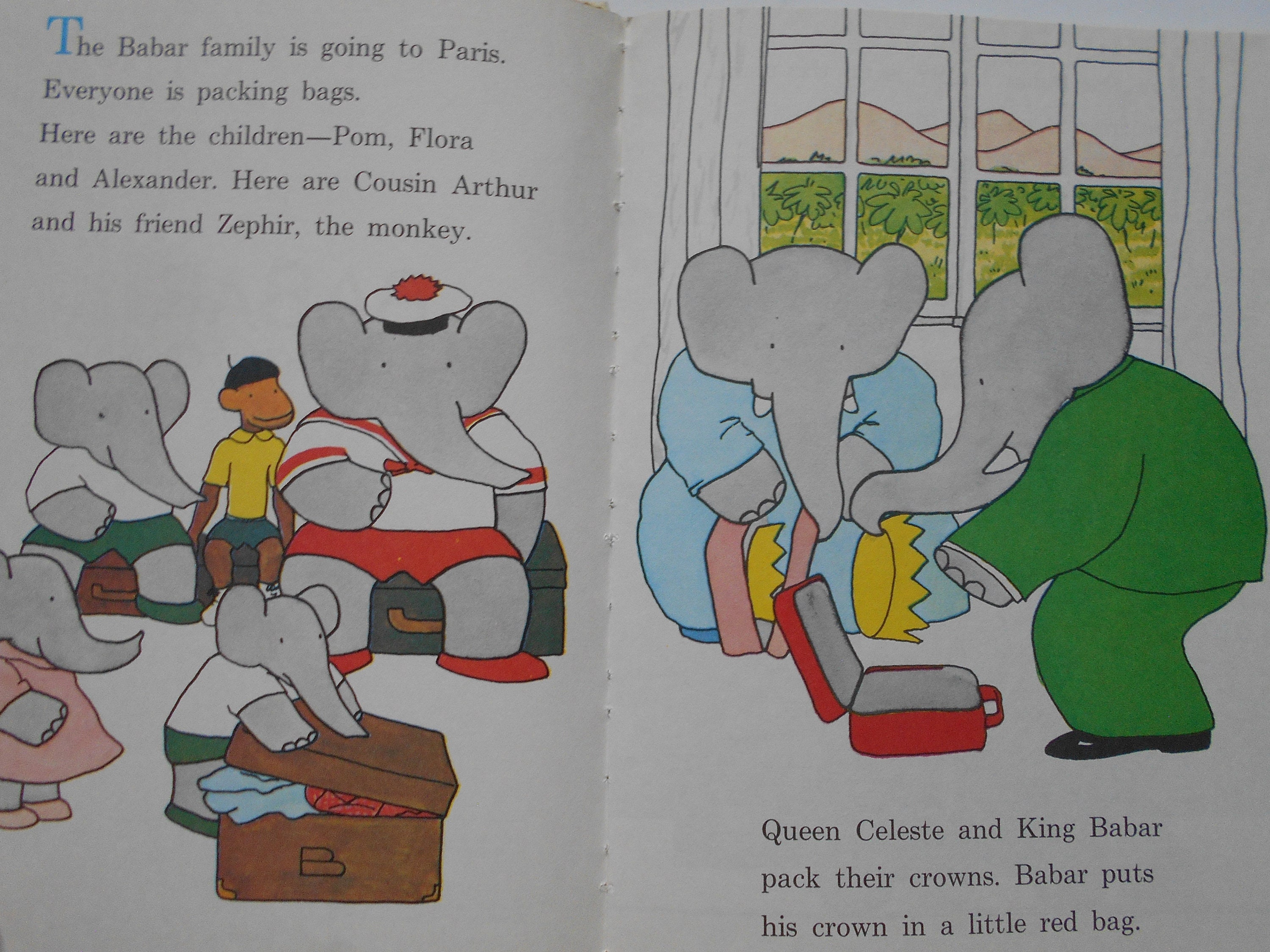 Babar Loses His Crown by Laurent De Brunhoff Beginner Book Hardback ...