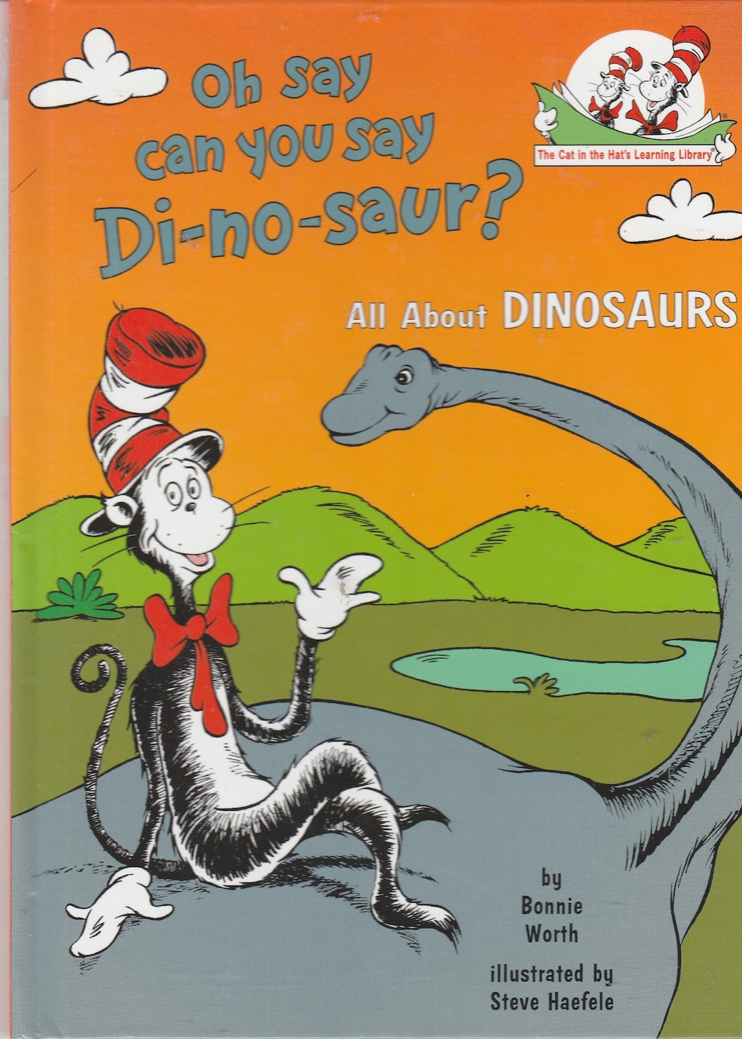 Dr. Seuss Book Oh Say Can You Say Dinosaur Di-no-saur - Etsy