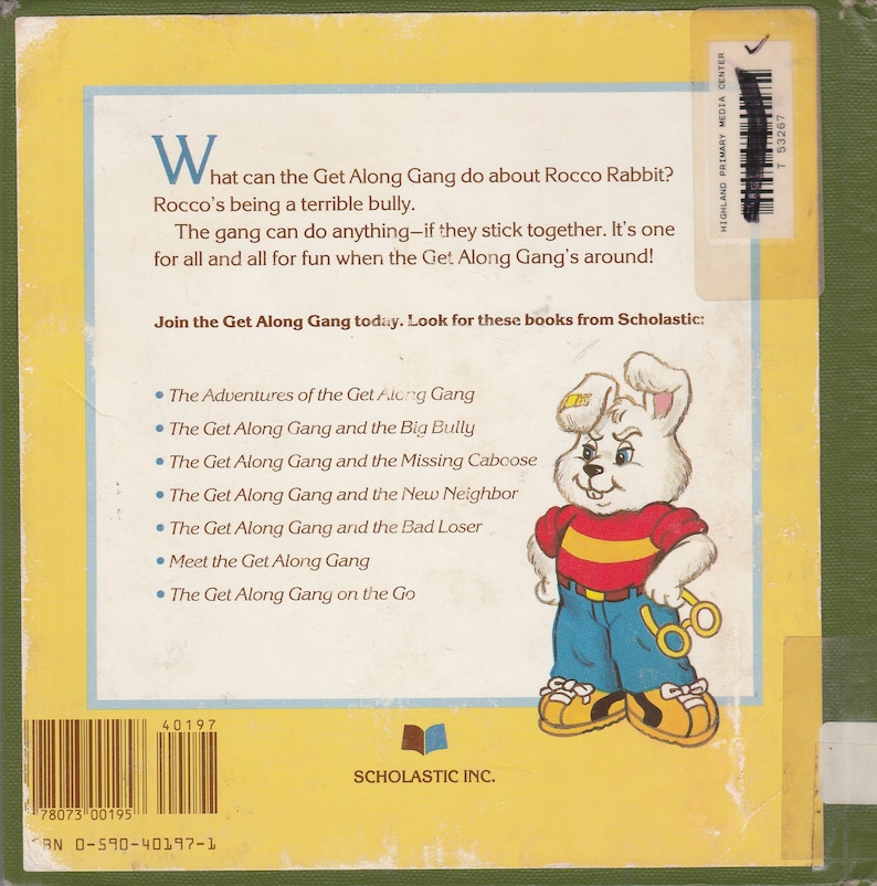The Get Along Gang and the Big Bully by Margo Lundell * Scholastic Rare ...