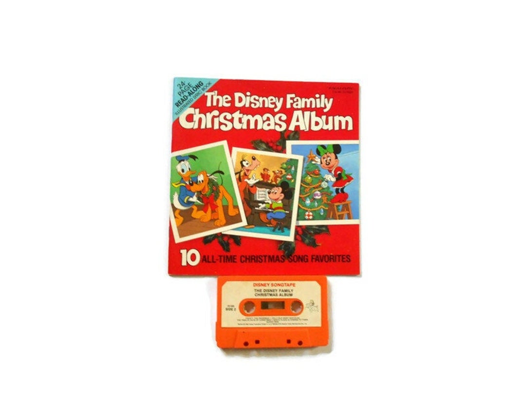 The Disney Family Christmas Album Book and Cassette Tape Set - Etsy