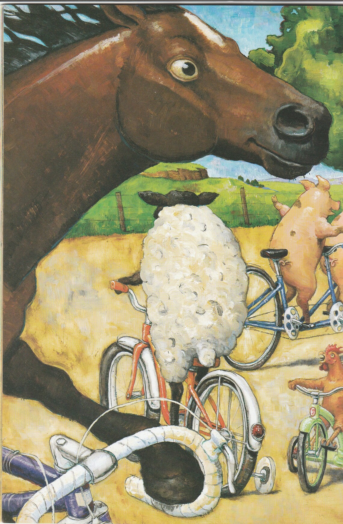 Duck on A Bike by David Shannon Vintage Children's Book - Etsy