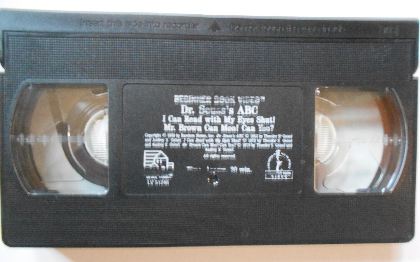 Dr. Seuss's ABC Video VHS Cassette With I Can Read With My - Etsy