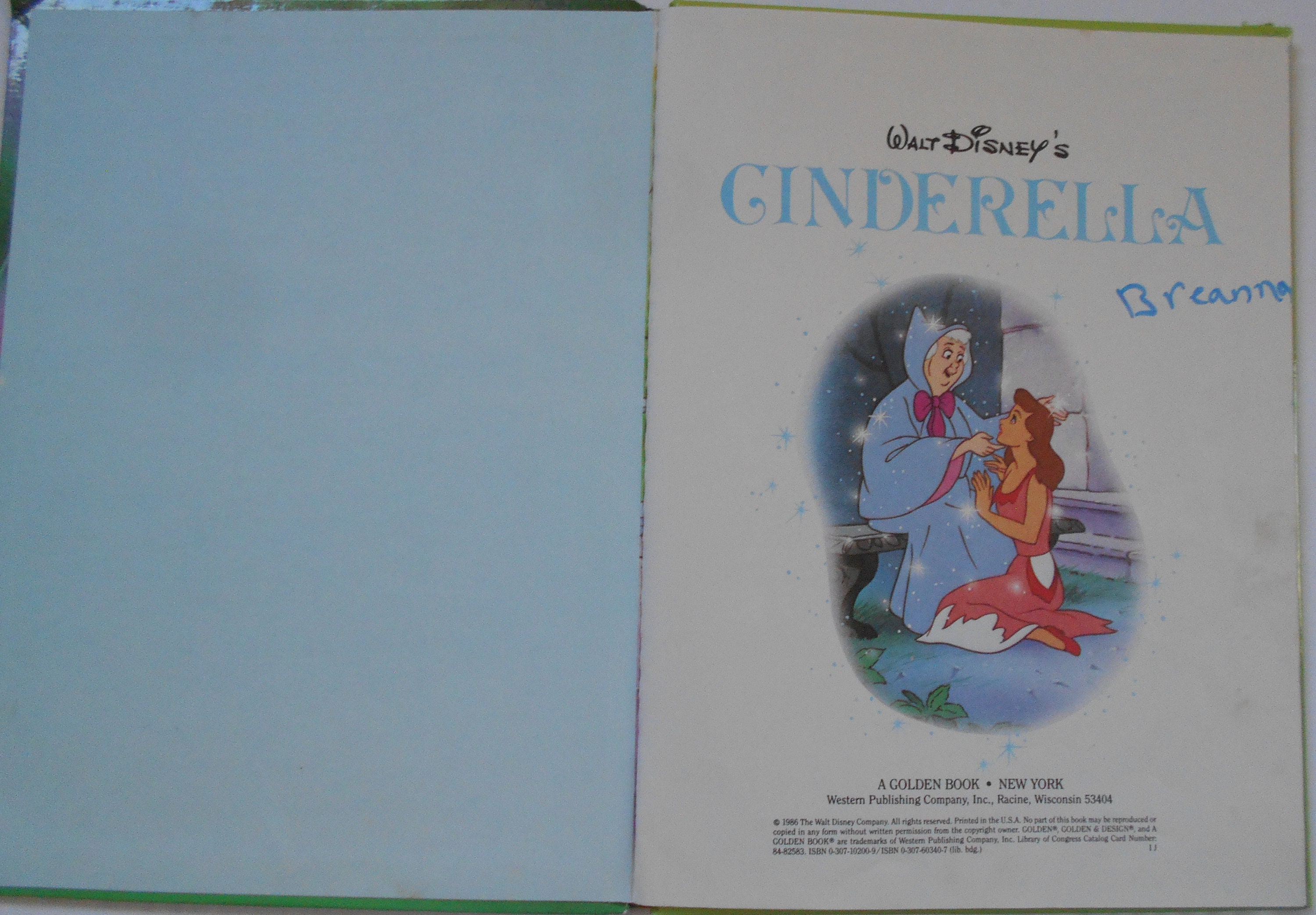 Walt Disney's Cinderella A Golden Book Hardback 1986 - Etsy