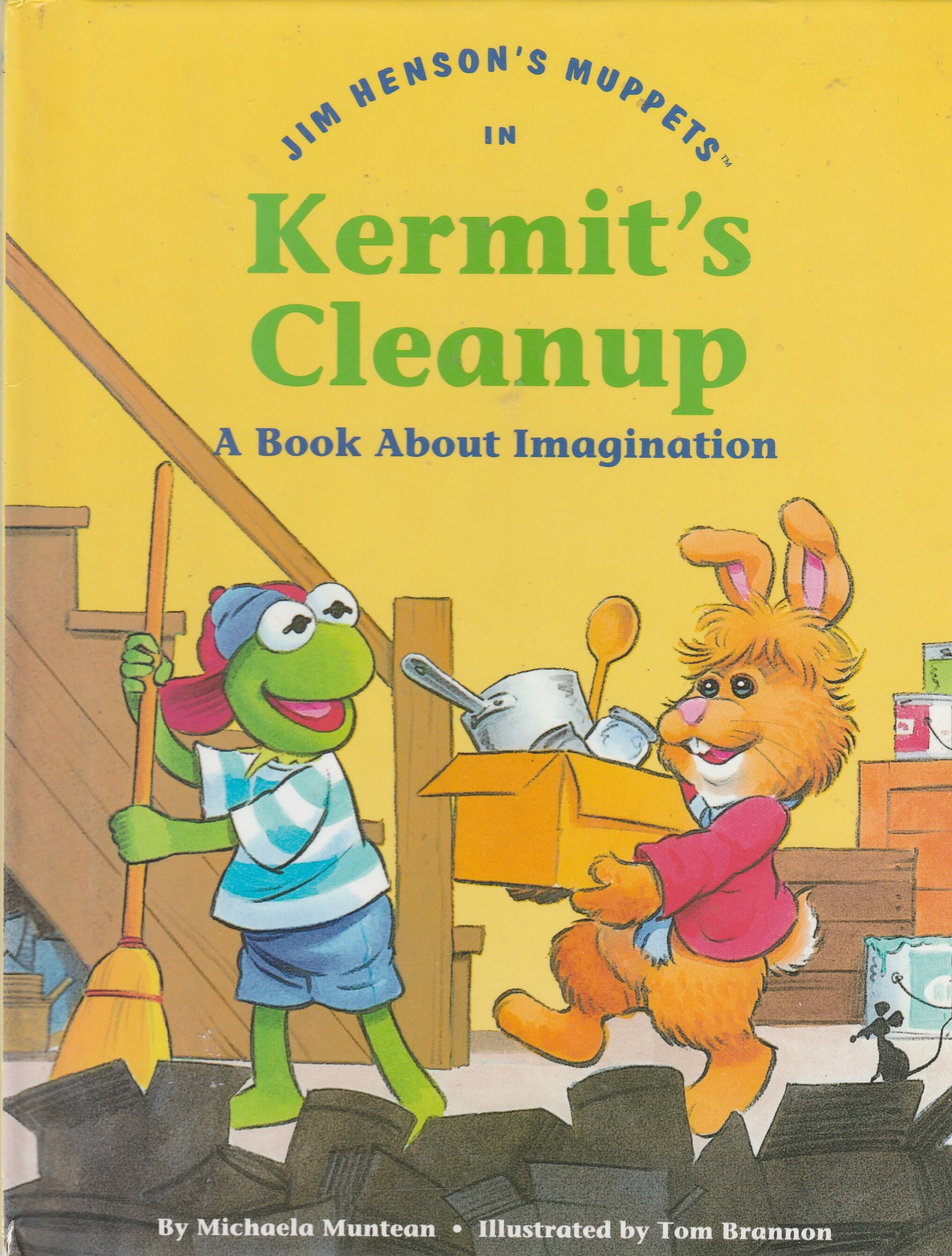 Jim Henson's Muppets in Kermit's Cleanup: A Book About Imagination by ...