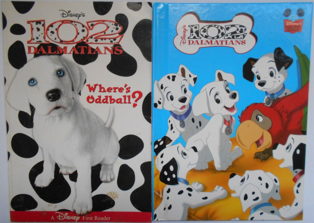 Two Disney's 102 Dalmatians Books - Wonderful World of Reading - One Hardback and One Paperback ...