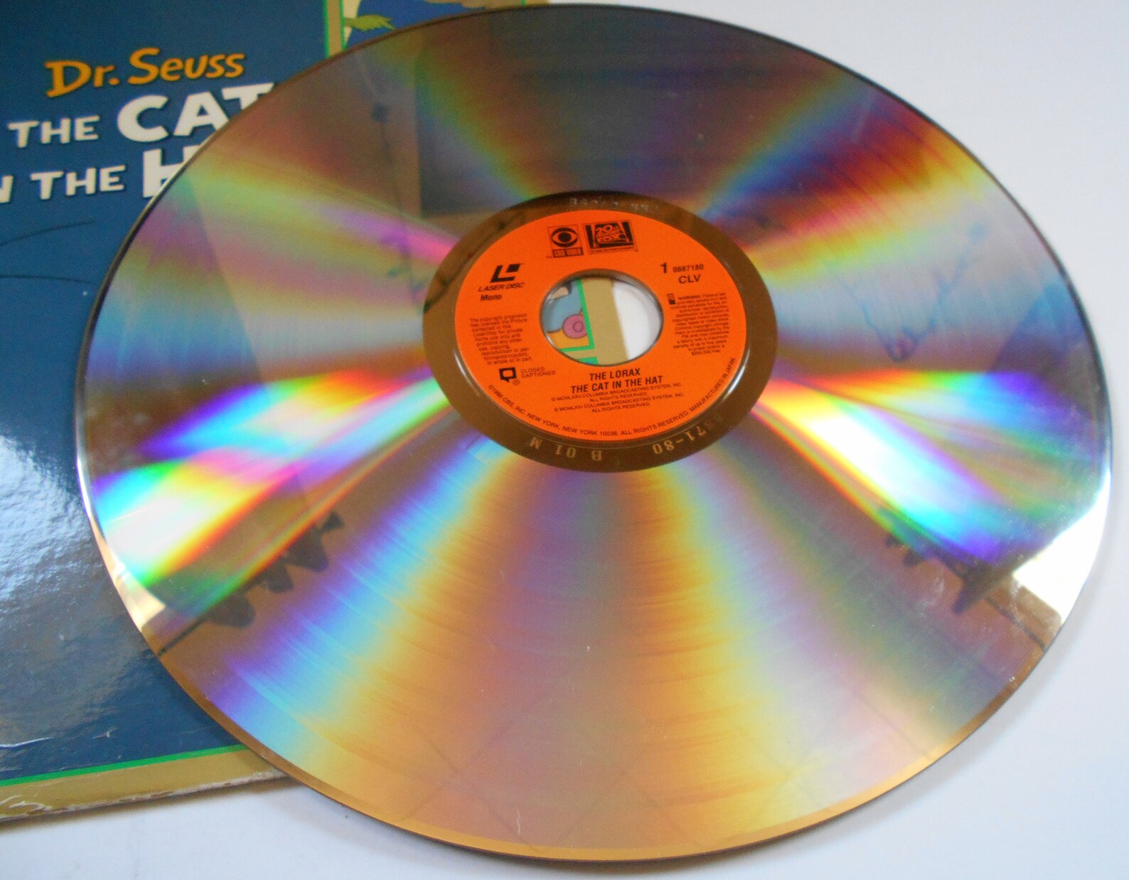 LASERDISC - the Cat in the Hat by Dr. Seuss - the Lorax, Green Eggs and ...