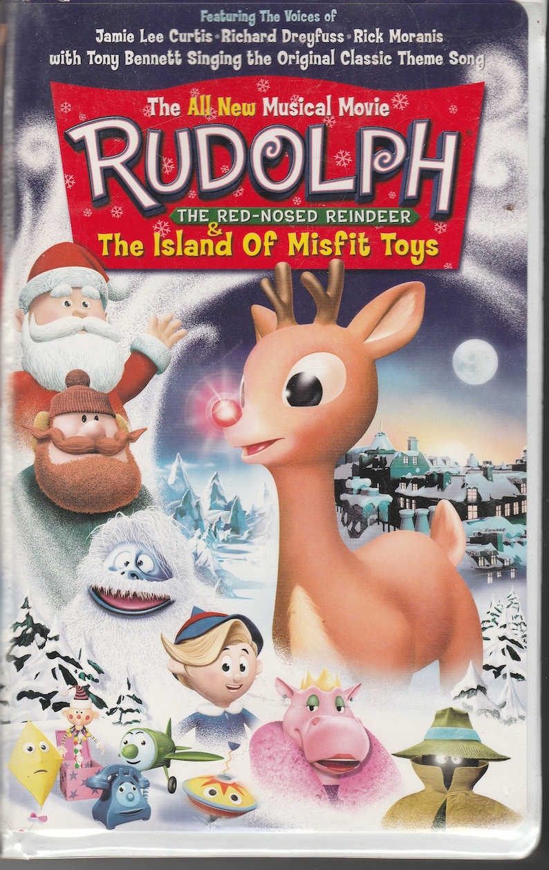 VHS Rudolph the Red-nosed Reindeer the Movie - Animated Musical - VHS ...