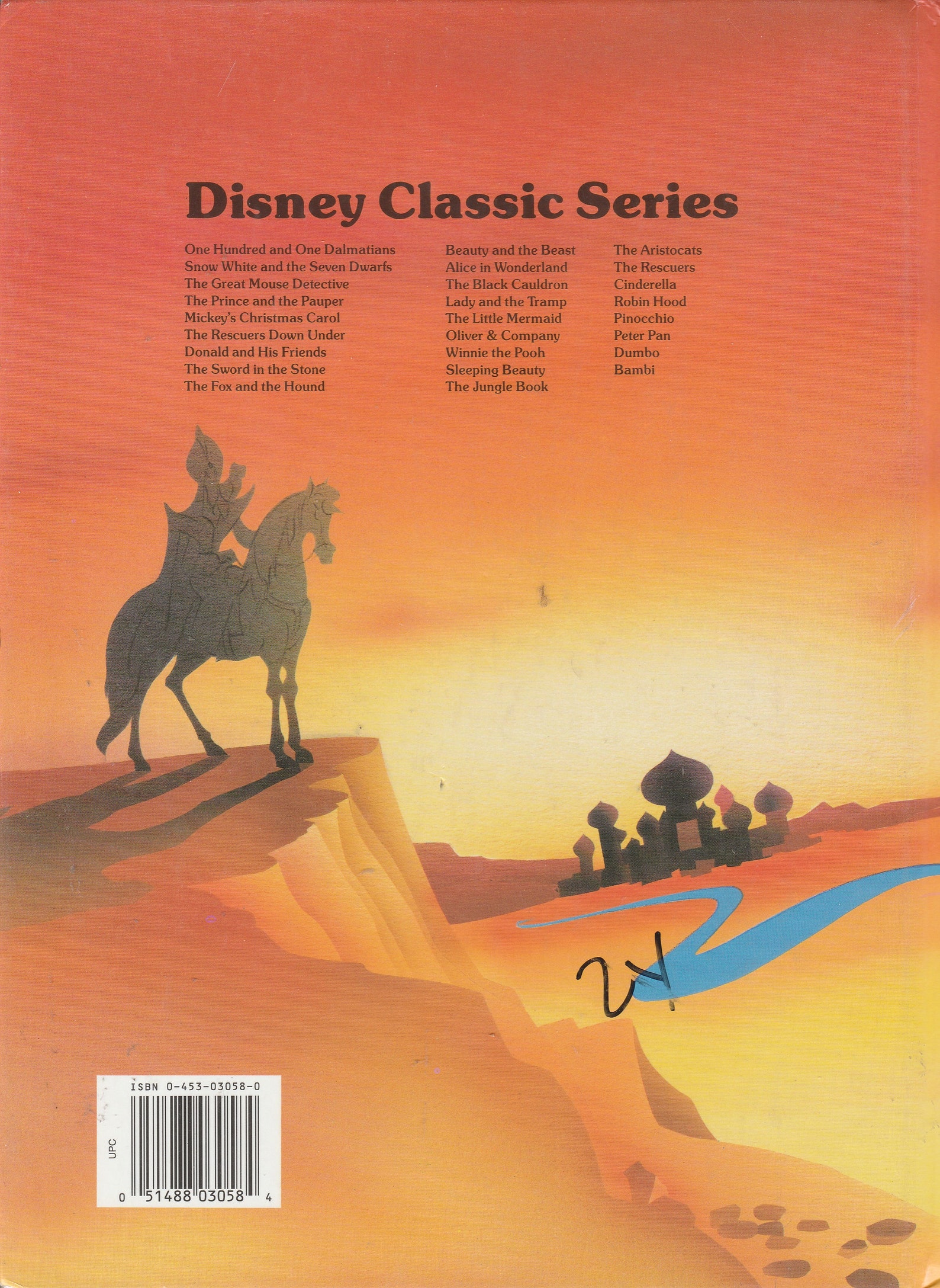 Disney's Aladdin - Classic Series Large Book by Don Ferguson - Vintage ...