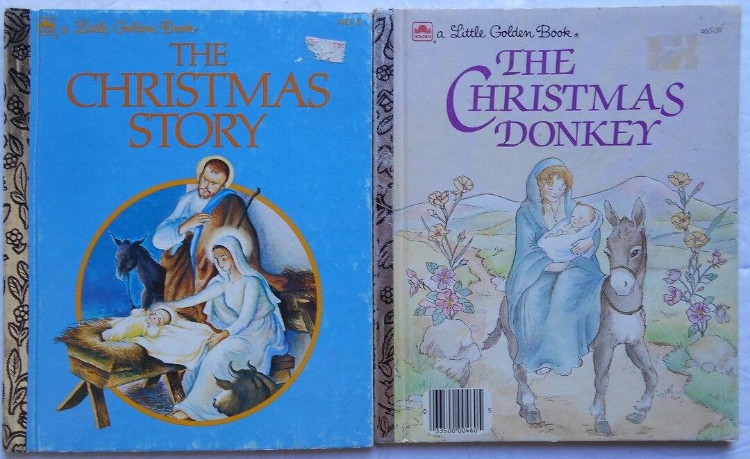 2 Classic Christmas Little Golden Books: the Christmas Story & - Etsy