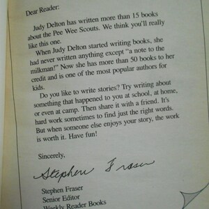 Pee Wee Scouts: Camp Ghost-away A Weekly Readers Hardback Children's ...