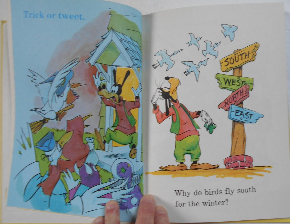 Walt Disney's Goofy's Gags Wonderful World of Reading Hardback 1974 - Etsy