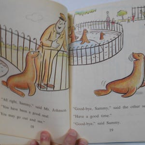 Sammy the Seal by Syd Hoff an I Can Read Hardback Child's Book 1959 - Etsy