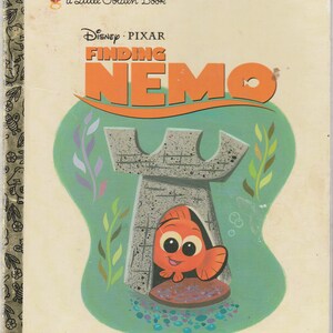 Disney's Pixar Finding Nemo, Little Golden Book - Hardback - Etsy