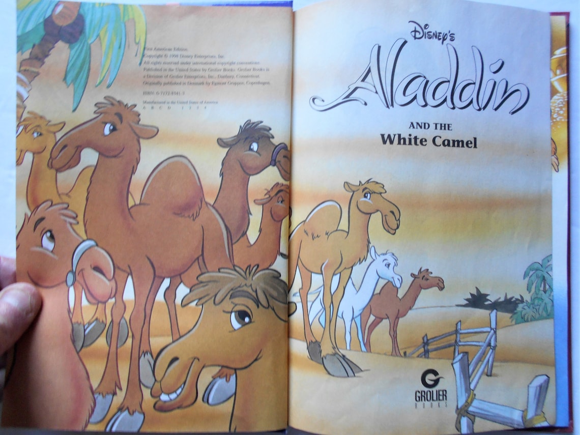 Disney's Aladdin & The White Camel Vintage | Etsy