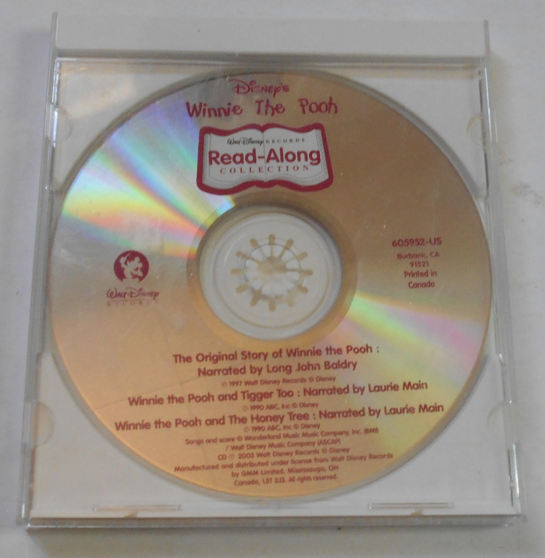Winnie the Pooh Read Along CD (CD Only) Contains Three Stories - Etsy