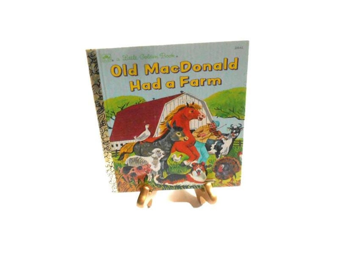 Old Mcdonald Had A Farm * A Little Golden Book * A Child's Hardback ...