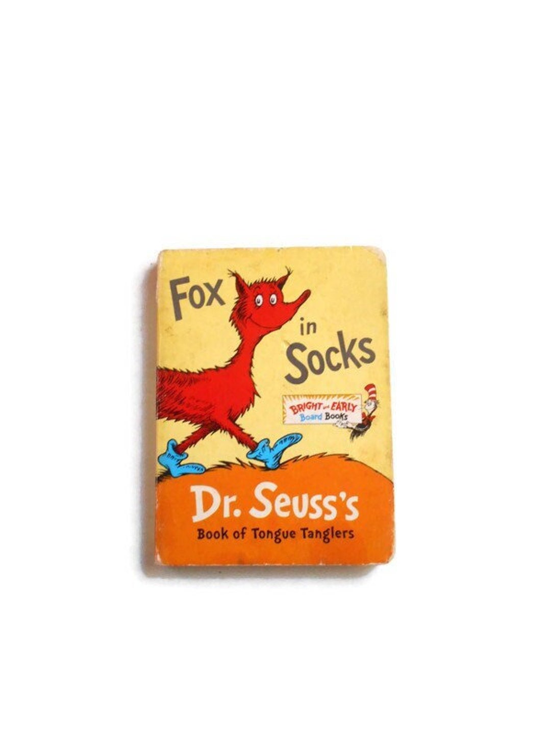 Fox in Sock Board Book by Dr. Seuss * Young Kids Book 1993 - Etsy