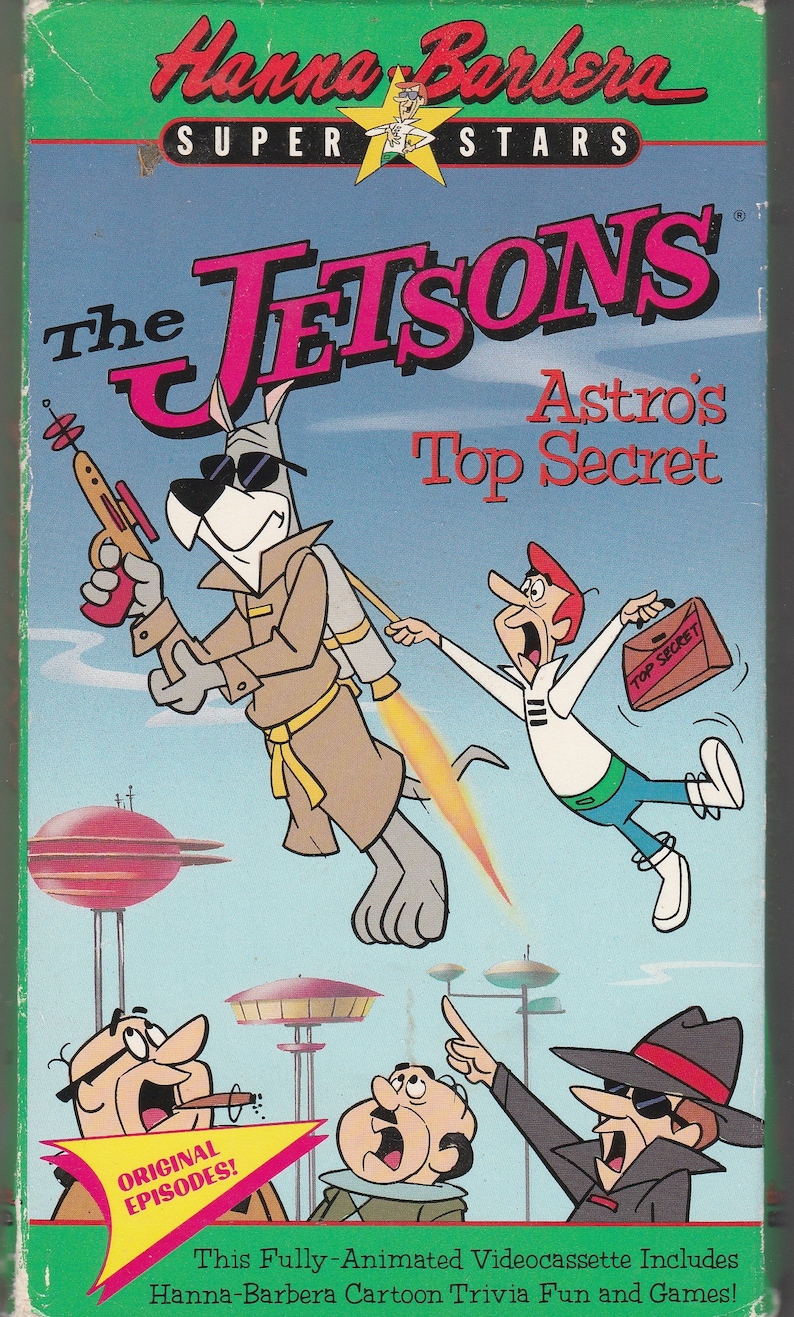 VHS Tapes - Hanna Barbera Super Stars - the Jetsons: Astro's Top Secret ...