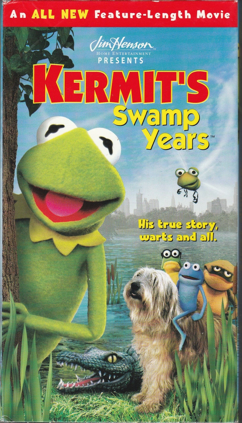 VHS Jim Henson Presents: Kermit, the Swamp Years Muppet Movie 2002 - Etsy