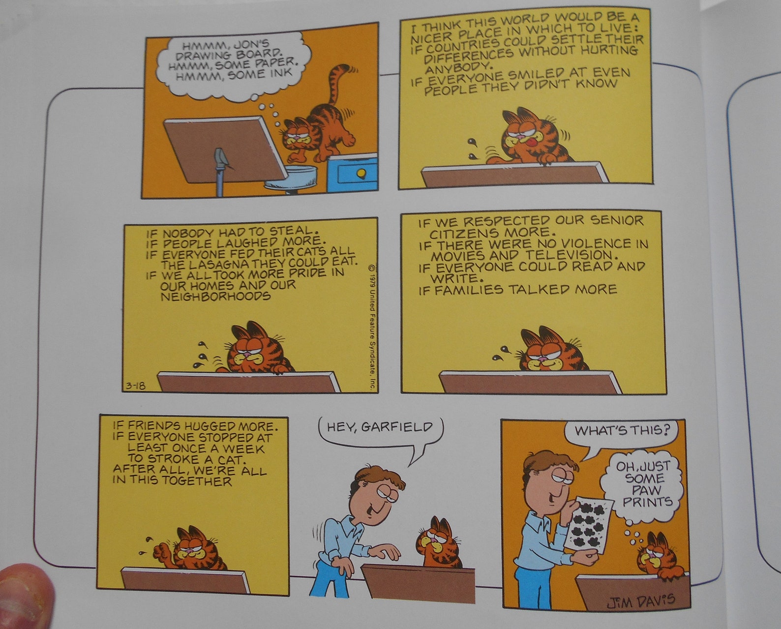 Garfield Treasury & Garfield the Big Star by Jim Davis - Classic Comic ...