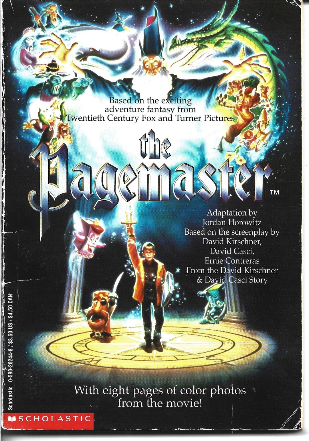 The Pagemaster - Based on the Motion Picture - Scholastic Paperback ...