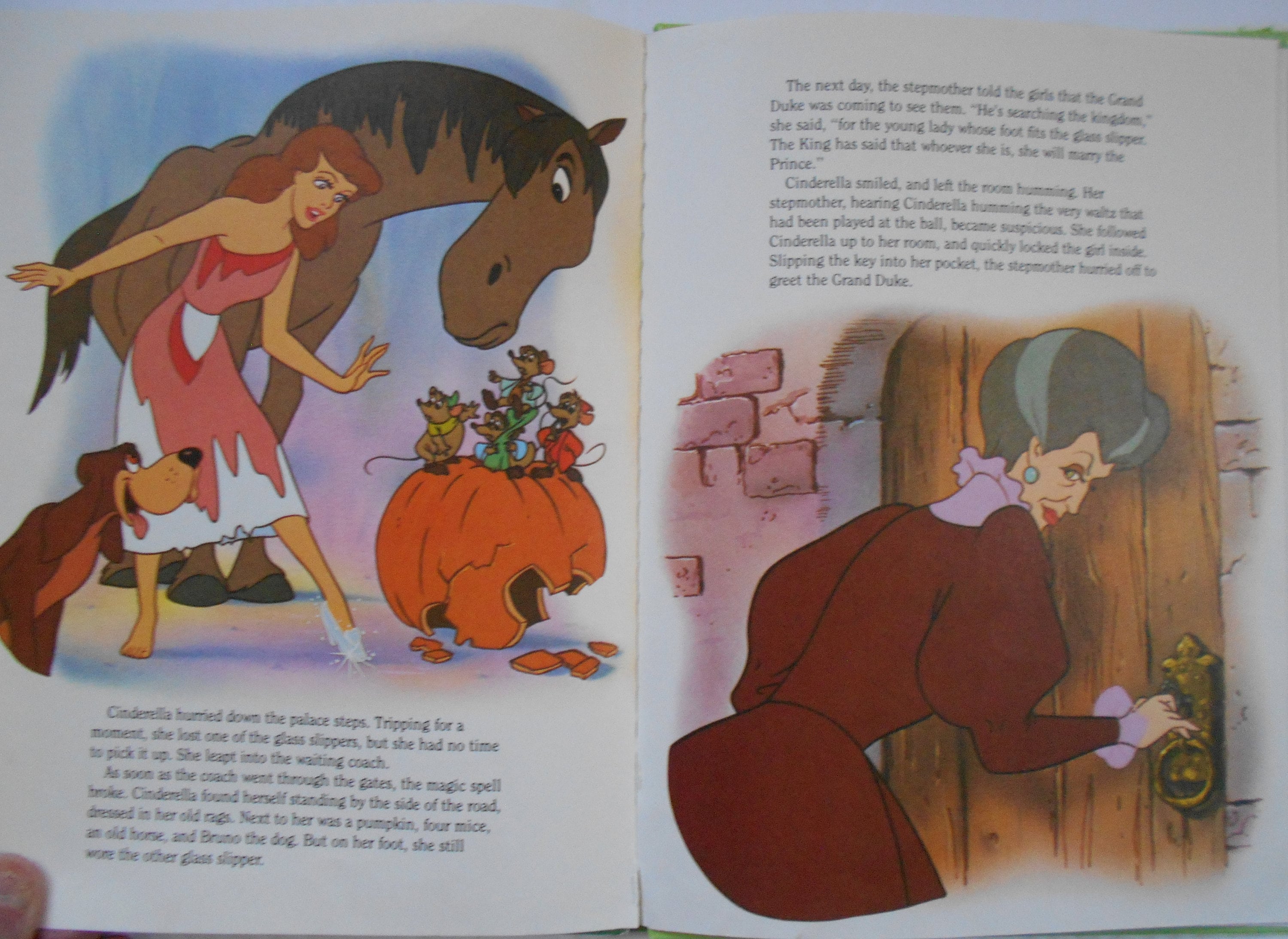 Walt Disney's Cinderella A Golden Book Hardback 1986 - Etsy