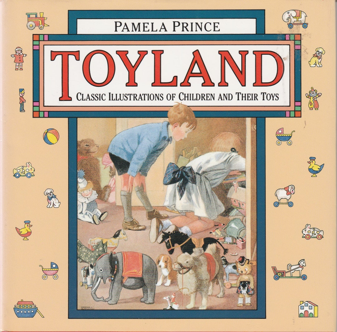 Vintage Illustrated Book - Toyland by Pamela Prince - Etsy