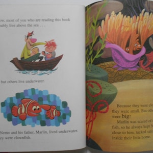 Disney's Pixar Finding Nemo, Little Golden Book - Hardback - Etsy