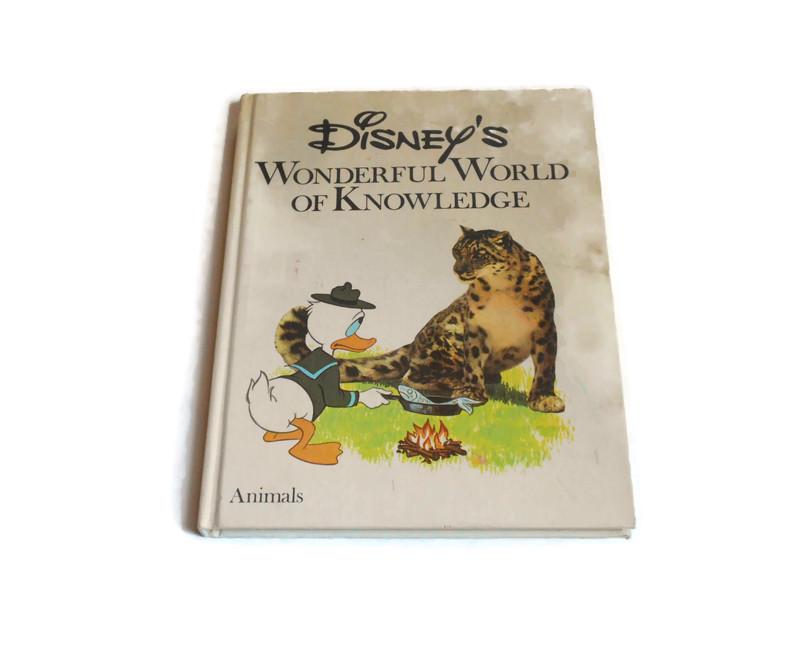 Disney's Wonderful World of Knowledge: Animals * A Child's Hardback Encyclopedia Book 1973 - Etsy