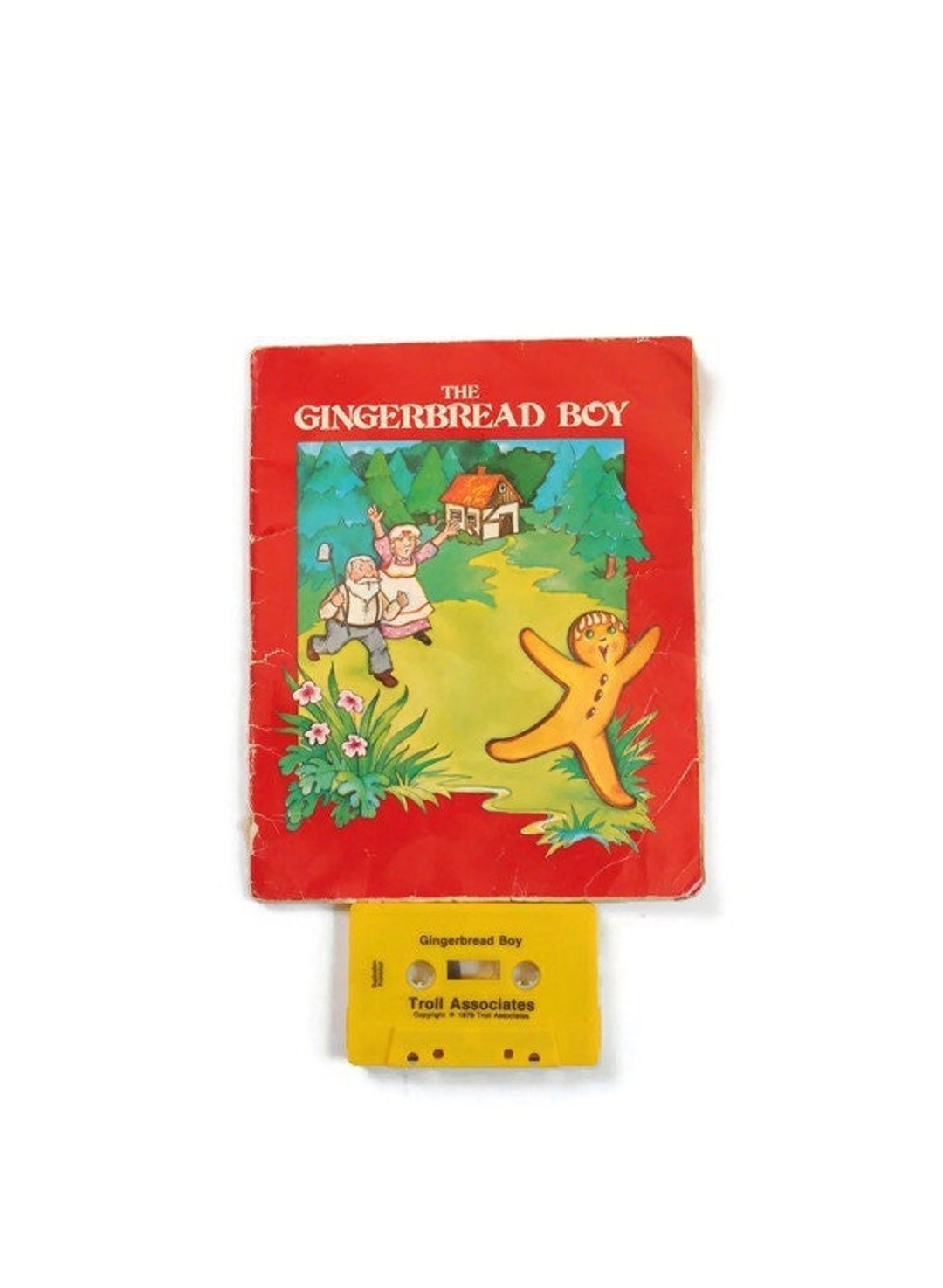 The Gingerbread Boy Book and Cassette Tape Troll Associates - Etsy