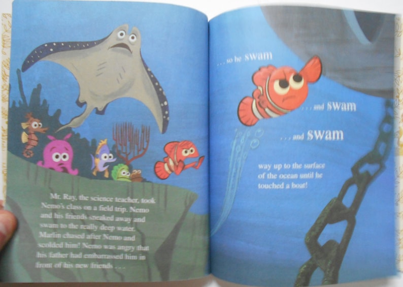 Disney's Pixar Finding Nemo Little Golden Book Hardback - Etsy