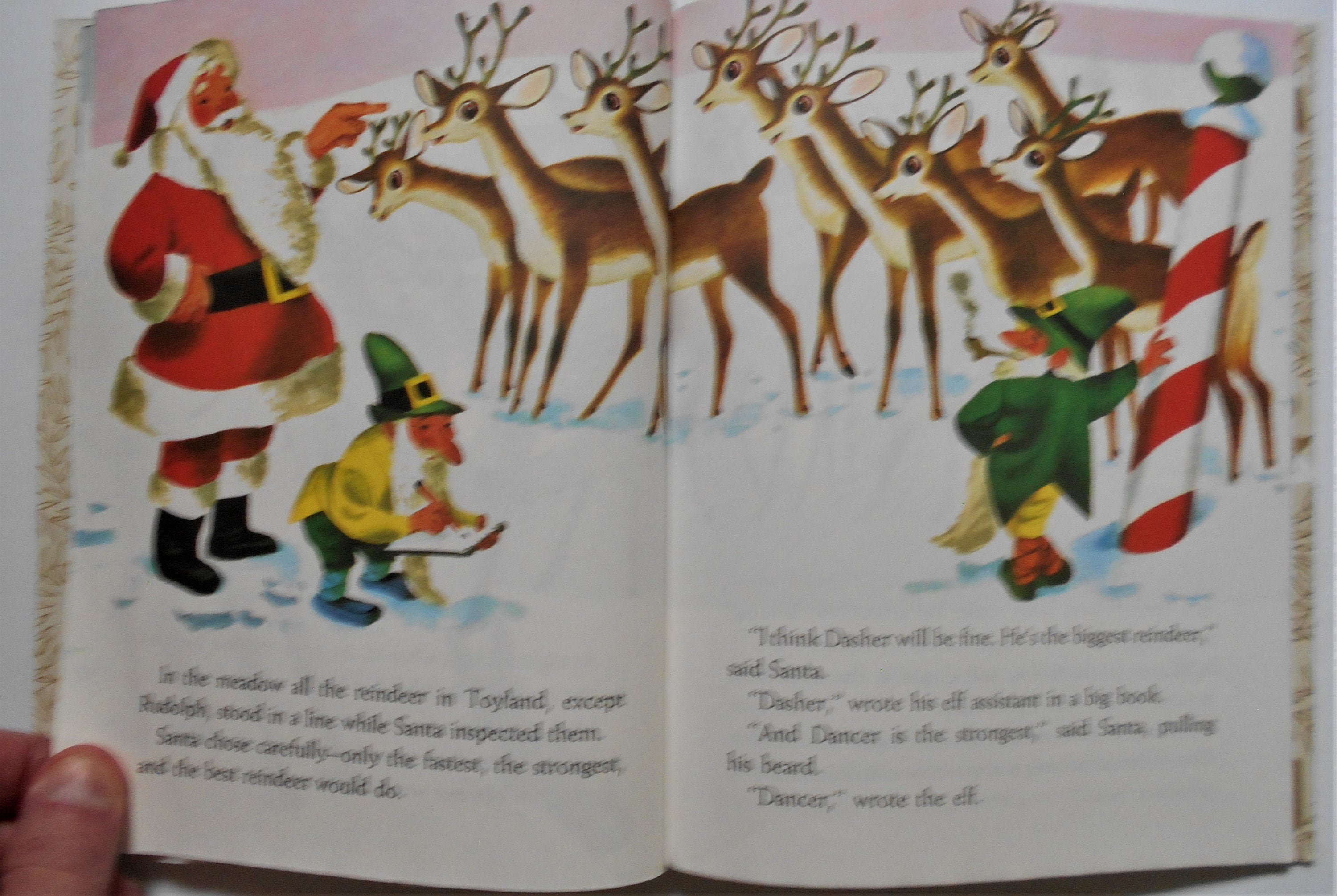 Rudolph the Red-nosed Reindeer A Little Golden Book - Etsy