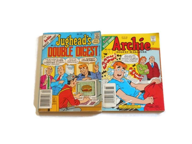 2 Archie Comics Archie Digest 2000 and Jughead's Double Digest August ...